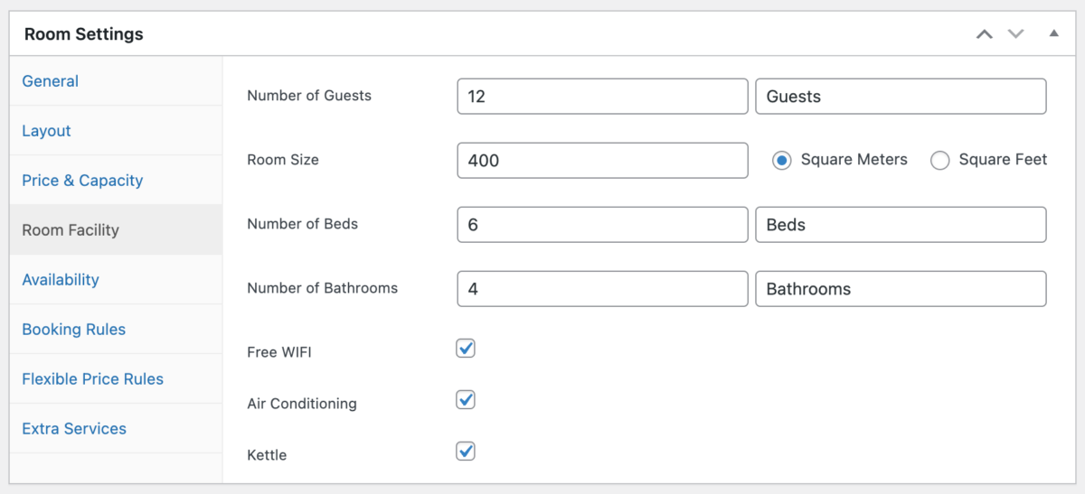 Single Room Basic Settings – CozyStay Knowledge Base