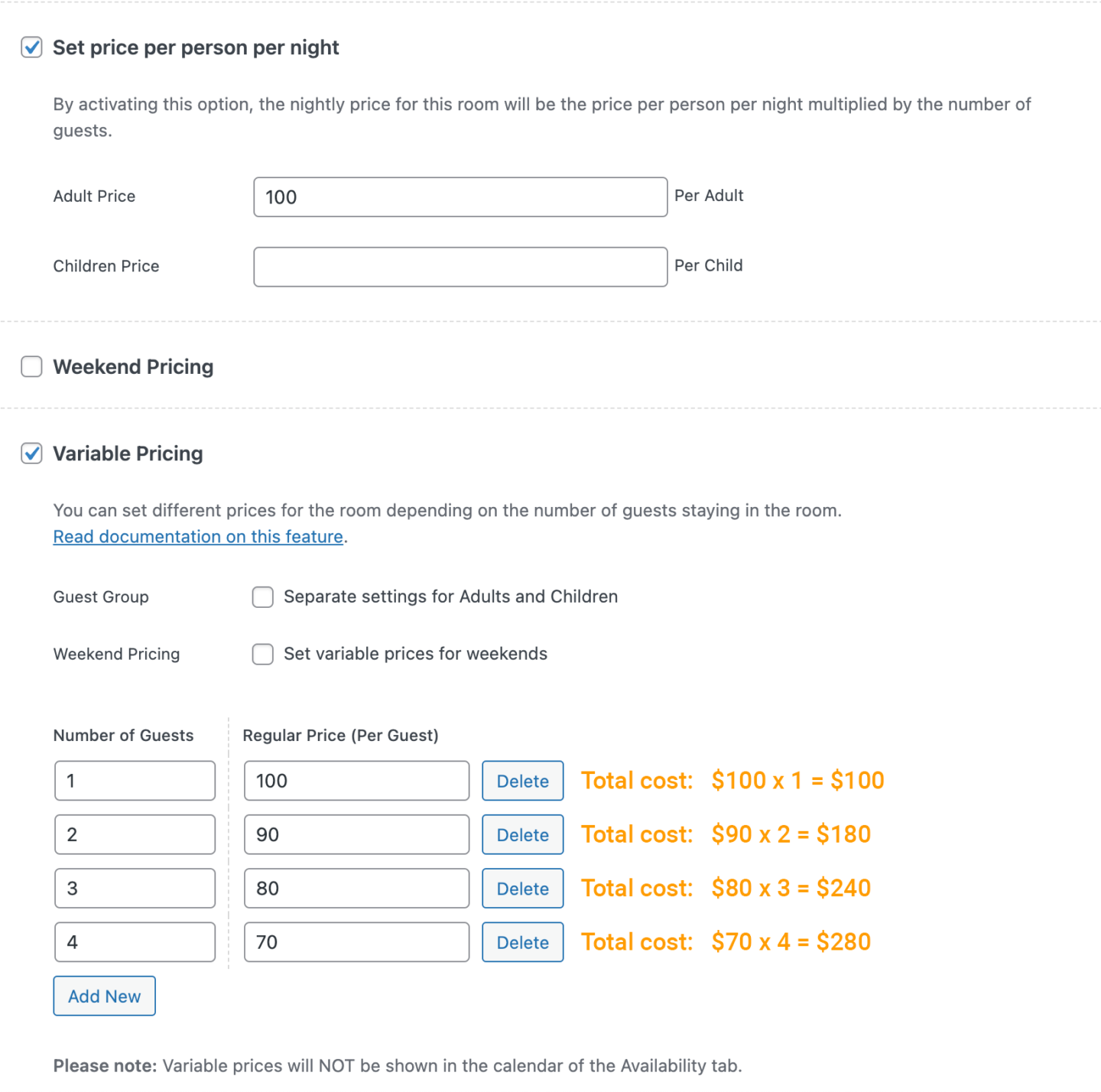 Variable Pricing – CozyStay Knowledge Base