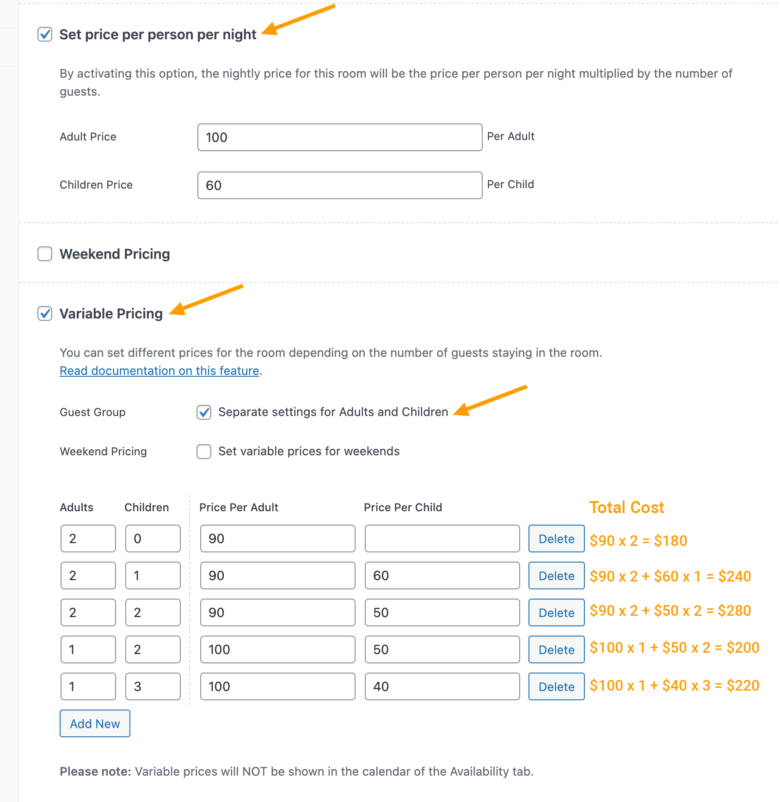 Variable Pricing – CozyStay Knowledge Base
