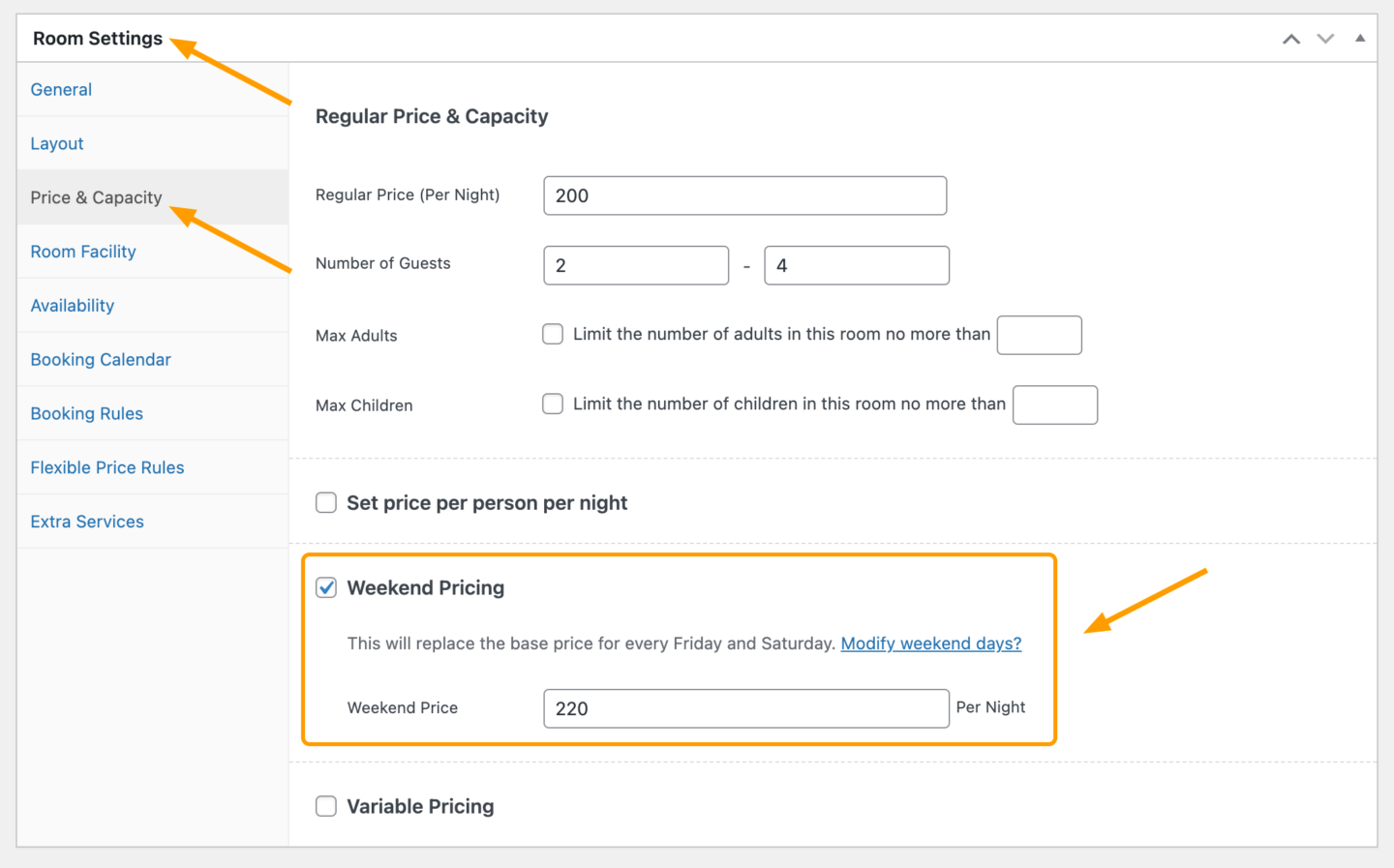 Single Room Basic Settings – CozyStay Knowledge Base
