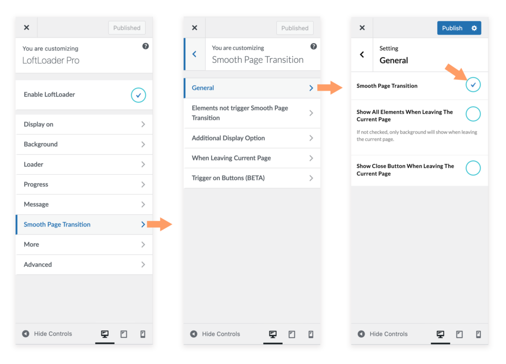 Trigger on Buttons (BETA) – LoftLoader Pro Documentation