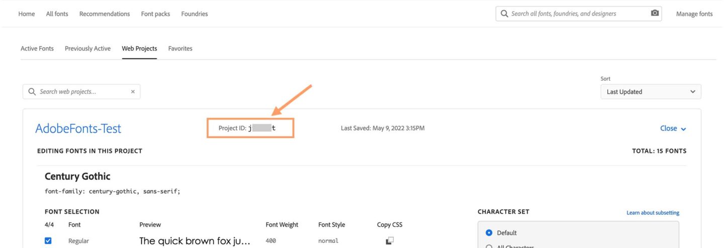How to add Adobe Fonts to your website – PatioTime Knowledge Base
