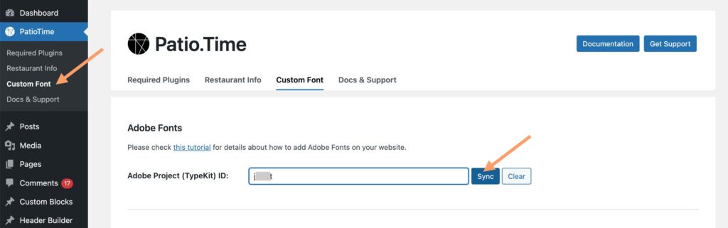 How to add Adobe Fonts to your website – PatioTime Knowledge Base