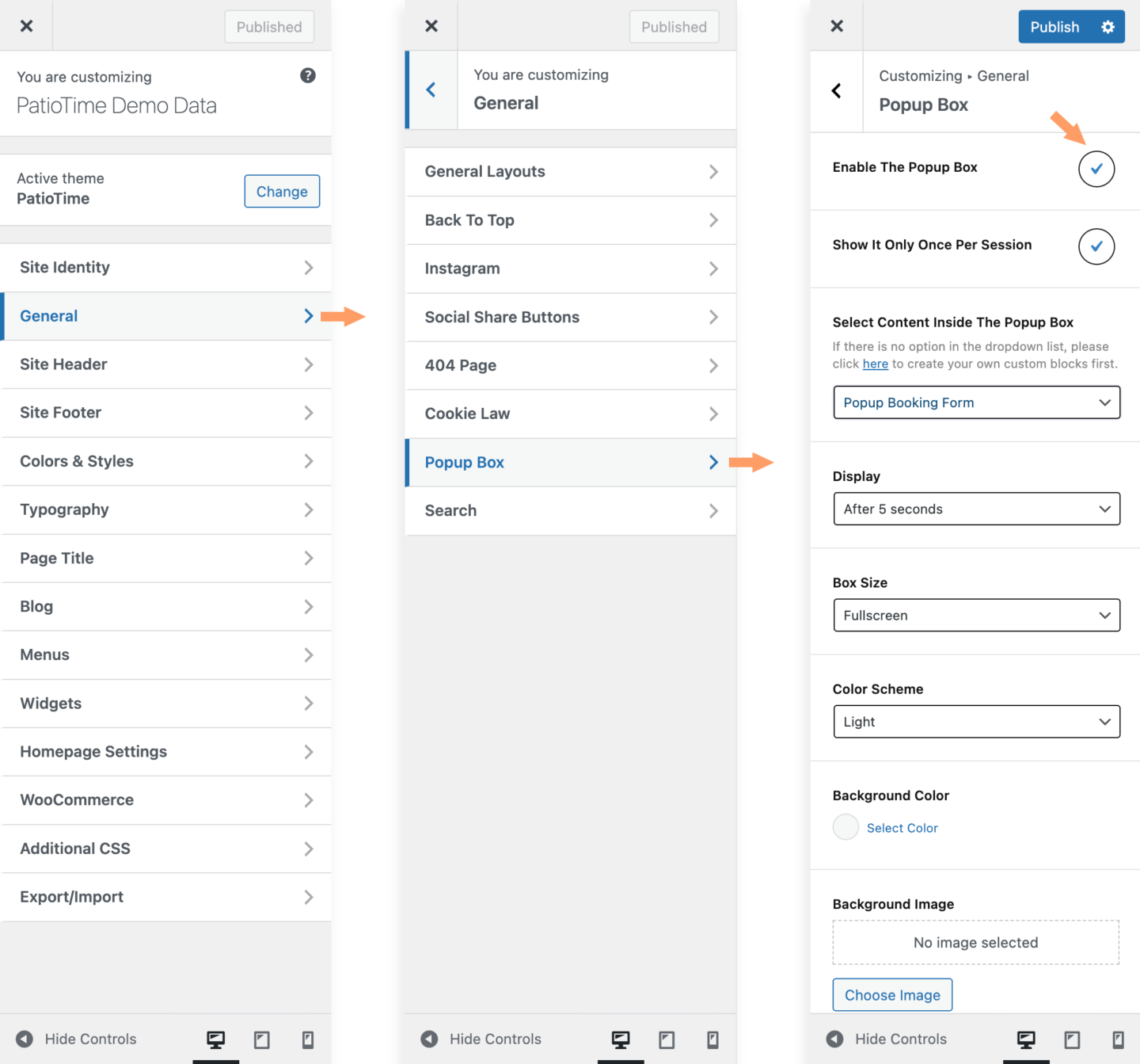 Popup Box – PatioTime Knowledge Base