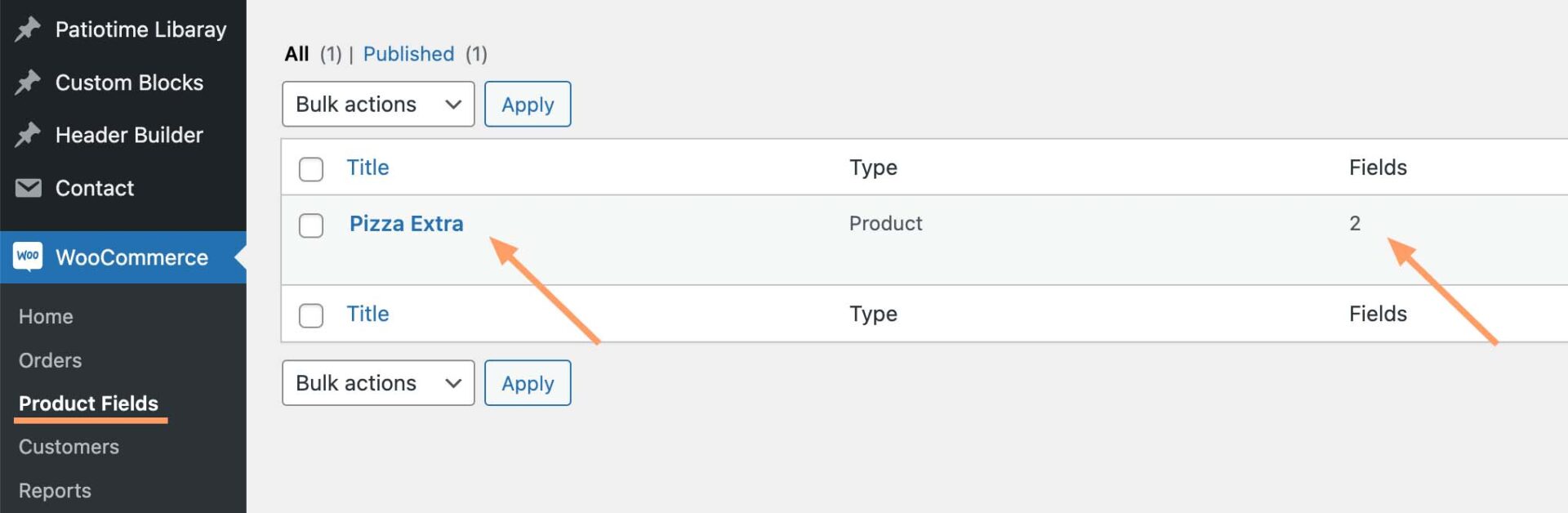 How to create food addons (extra product fields) – PatioTime Knowledge Base