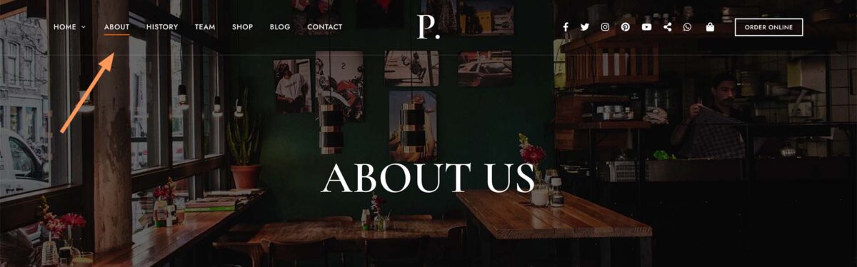 Anchors in Navigation Menu – PatioTime Knowledge Base